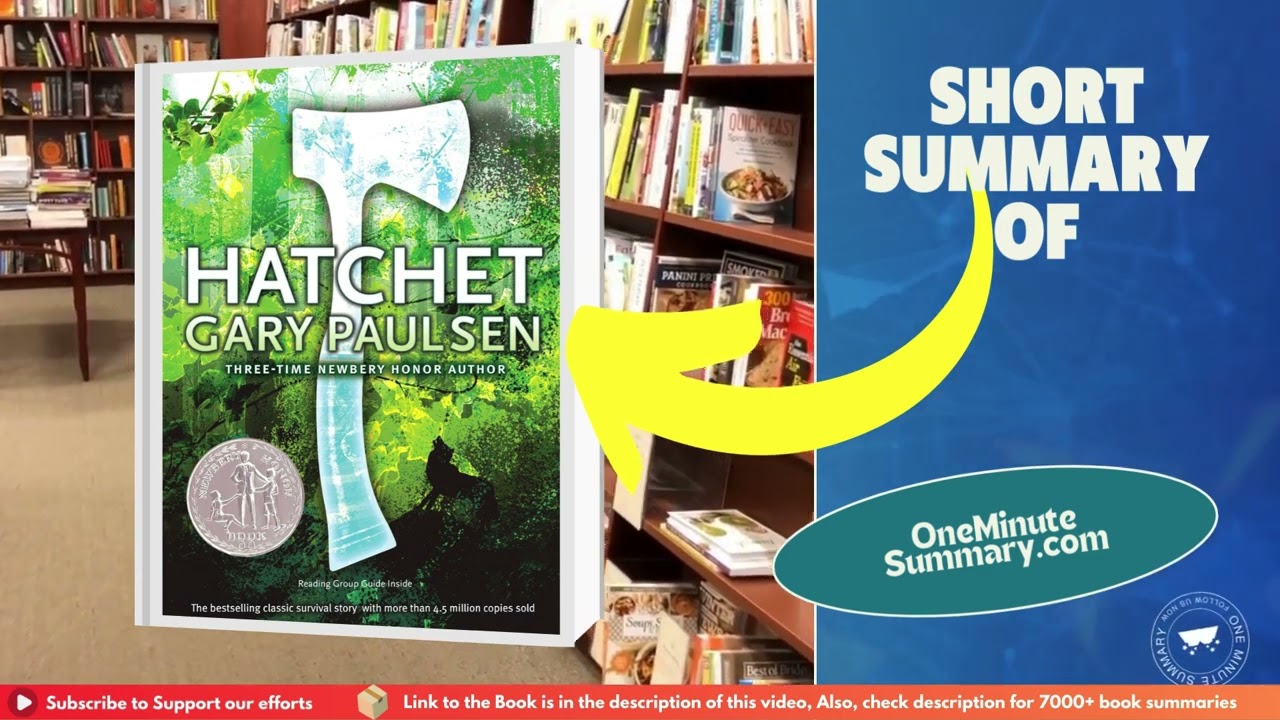 Summary of Hatchet by Gary Paulsen | Book Summaries | One Minute Summary