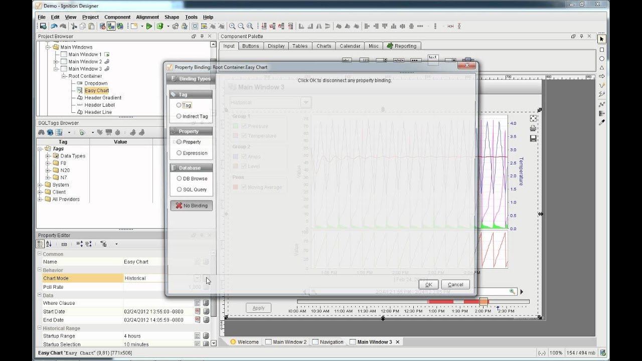 Ignition Designer: Chart Mode