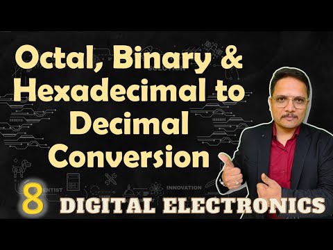 Number System Conversions: Octal, Binary, Hexadecimal to Decimal and Vice Versa Video Lecture ...