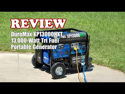 DuroMax XP13000HXT 13,000W Tri Fuel Portable Generator Review 2025