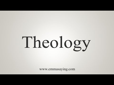 How To Say Theology