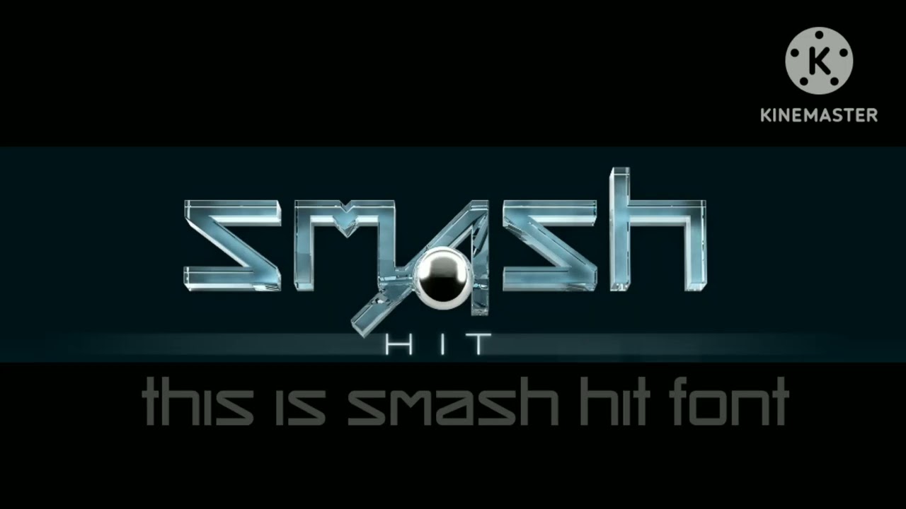 This is smash hit font