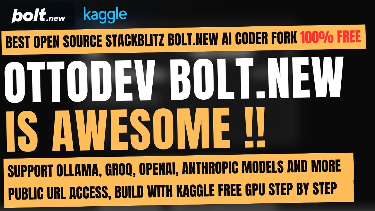 OttoDev: Best Stackblitz Bolt.new Forked Open Source AI Coding Asisstant