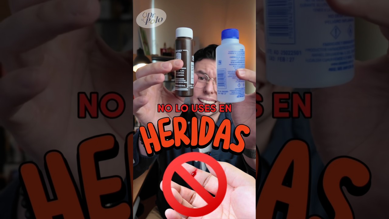 NO se UTILIZA en HERIDAS!! 🥹 más en IG #sabiasque #medicina #curiosidades