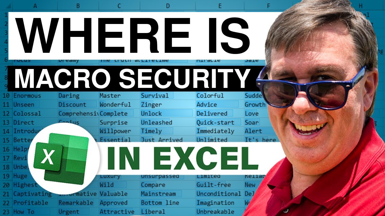 MrExcel's Learn Excel #828 - 2007 Macros | MrExcel Message Board