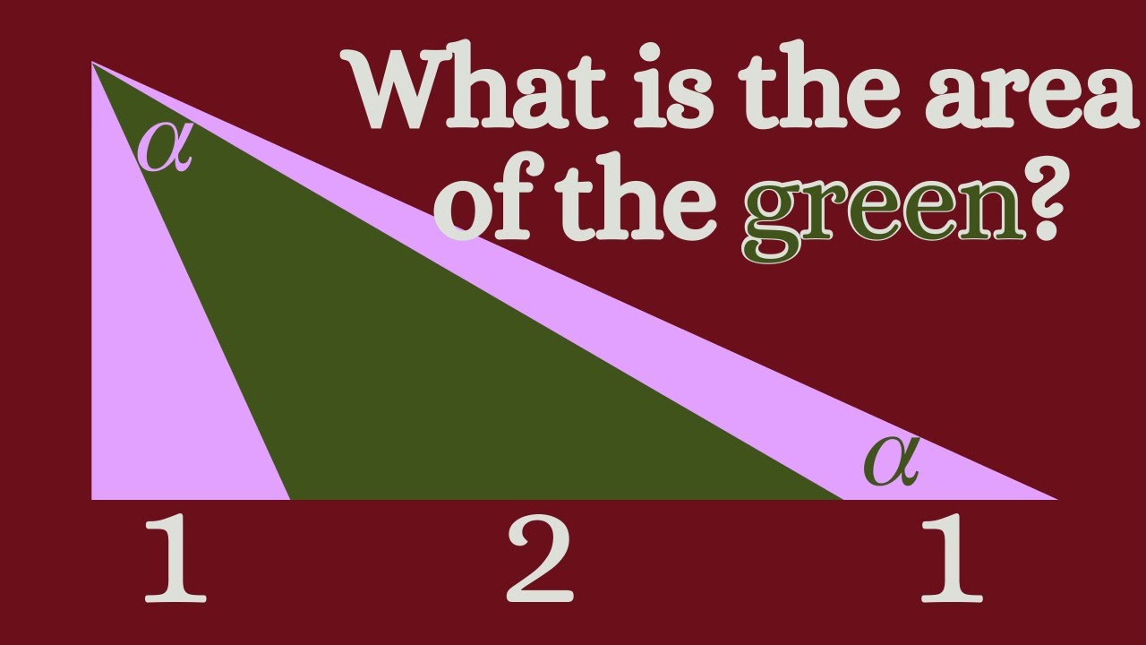 What is the area of the shaded region??