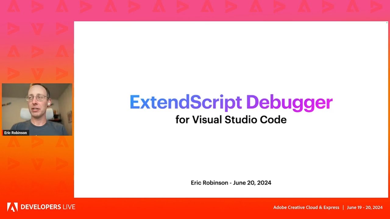 DevTools from the Community: ExtendScript Debugger for Visual Studio Code | Eric Robinson