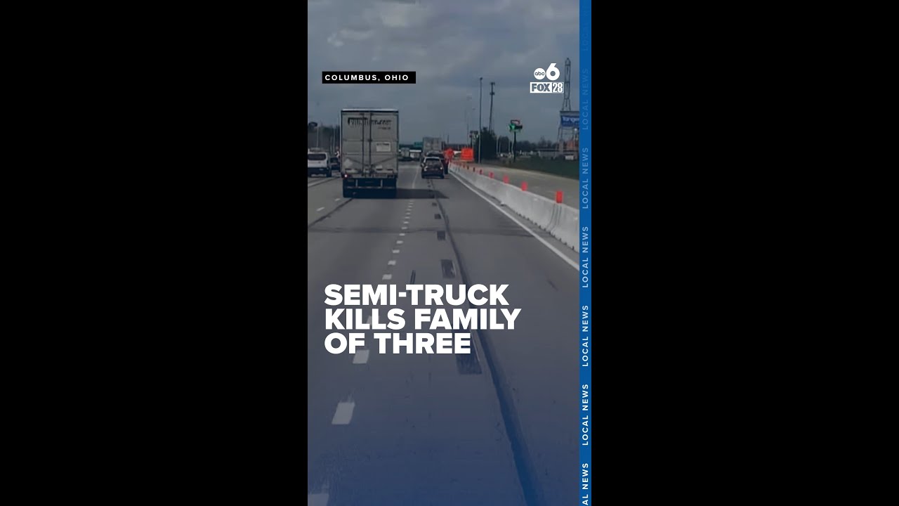New video shows moments truck fatally rear-ends family, causing 9-car crash
