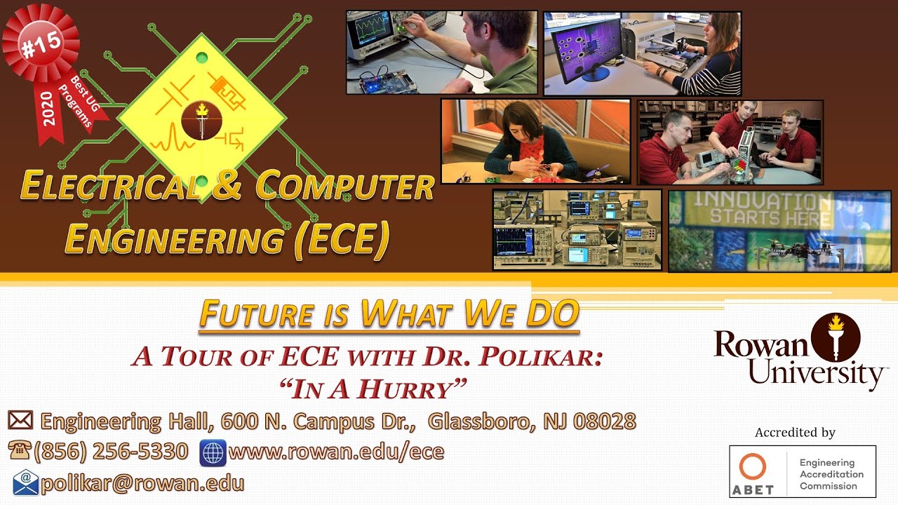 Tour of Rowan ECE -  In a Hurry - with Dr. Polikar