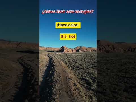 ¿Cómo decir en inglés hace calor? #aprendeingles #inglesfacil #phrases