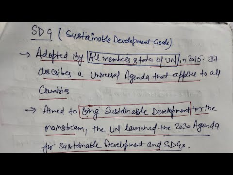 SUSTAINABLE DEVELOPMENT GOALS - BRIEF HISTORY - PART-1 WITH PDF IN DESCRIPTION| CRACKJKSSBEXAM