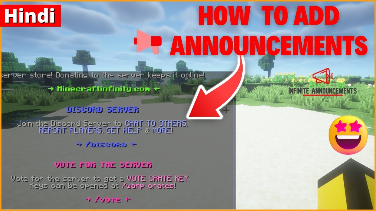 Make Your Minecraft Server POP with Custom Announcements! | Infinite Announcements Plugin Setup