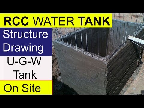 RCC Water Tank | Structure Drawing | Design Of Water Tank | Civil Engineering