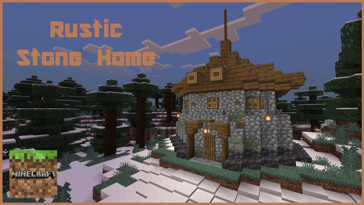 Minecraft: How to Build a Rustic Stone Home - Minecraft Builders