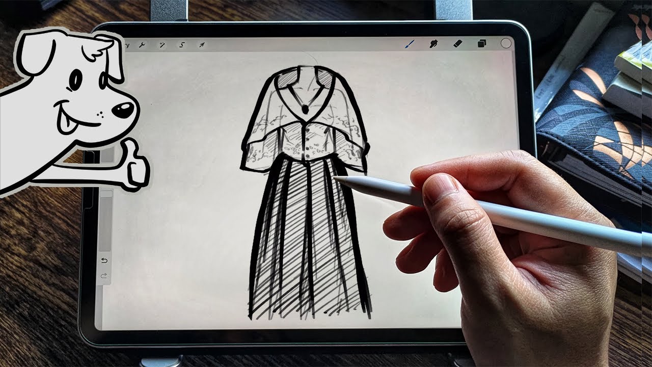How to draw Maria Clara gown (Baro’t Saya) 👗