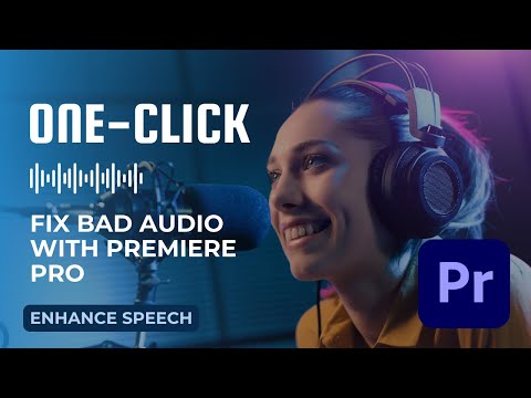 Perfect Audio in a Snap: Premiere Pro's New ONE-CLICK AI Audio Effect - Enhance Speech