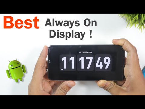 Flip Clock with Always on Display for android #androidtricks #alwaysondisplay