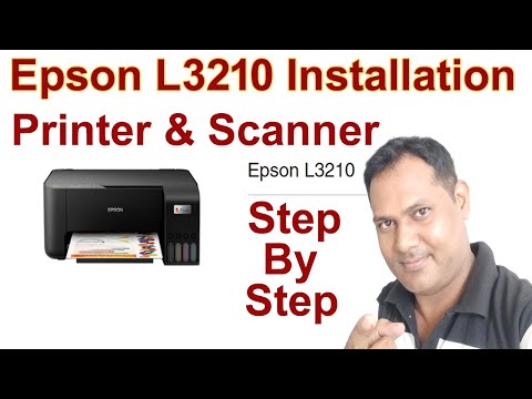 Epson L3210 Installation Printer and Scanner Driver || Epson L3210 Driver Installation