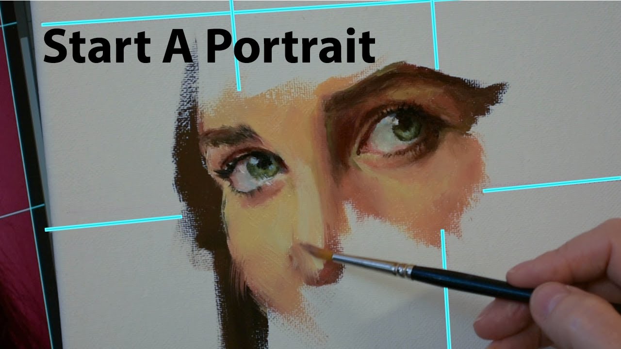 How To Start a Portrait Using A Grid