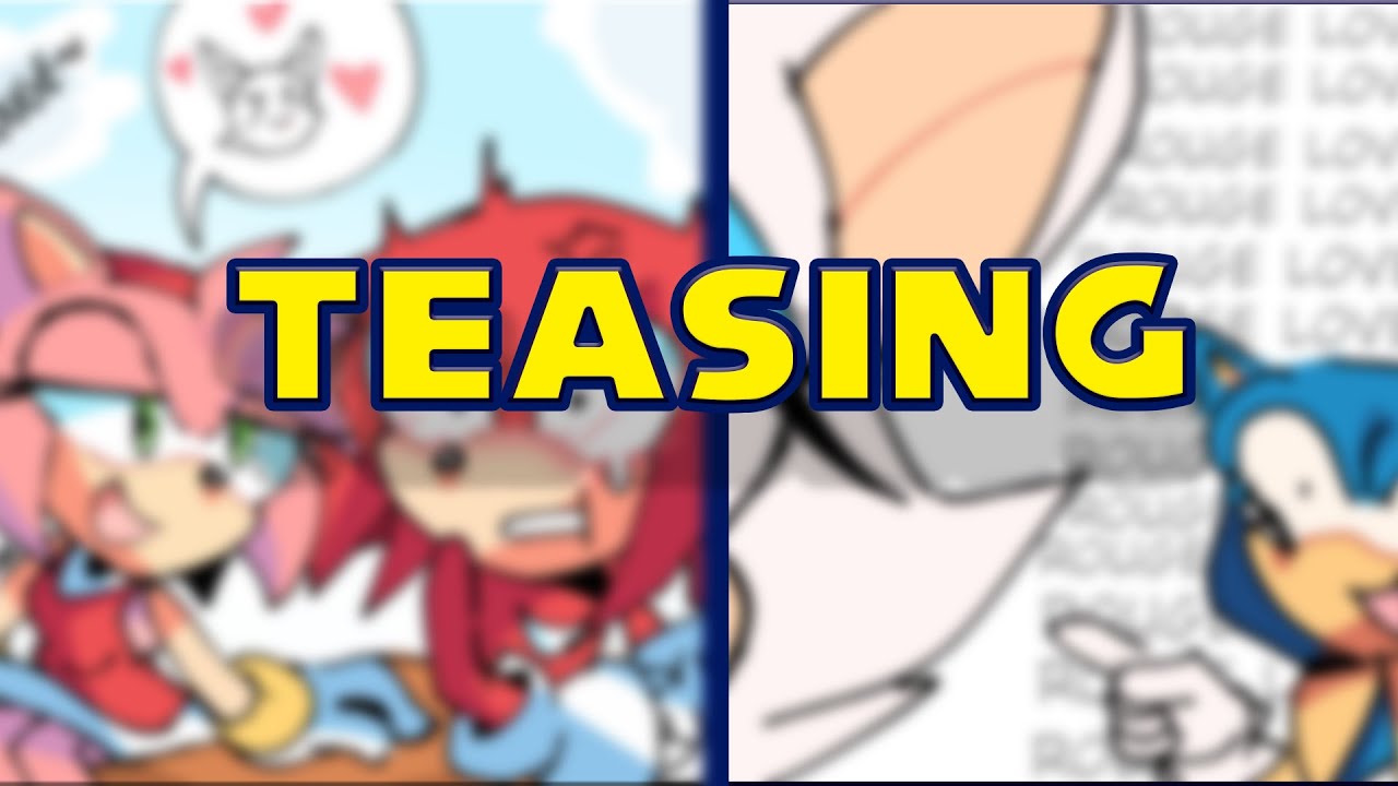 Teasing Knuckles and Rouge #SonictheHedgehog #Comicdub