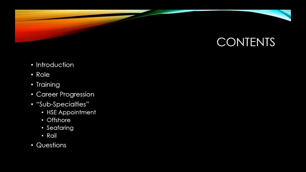PAM Group - The role of Occupational Health Physician (OHP)