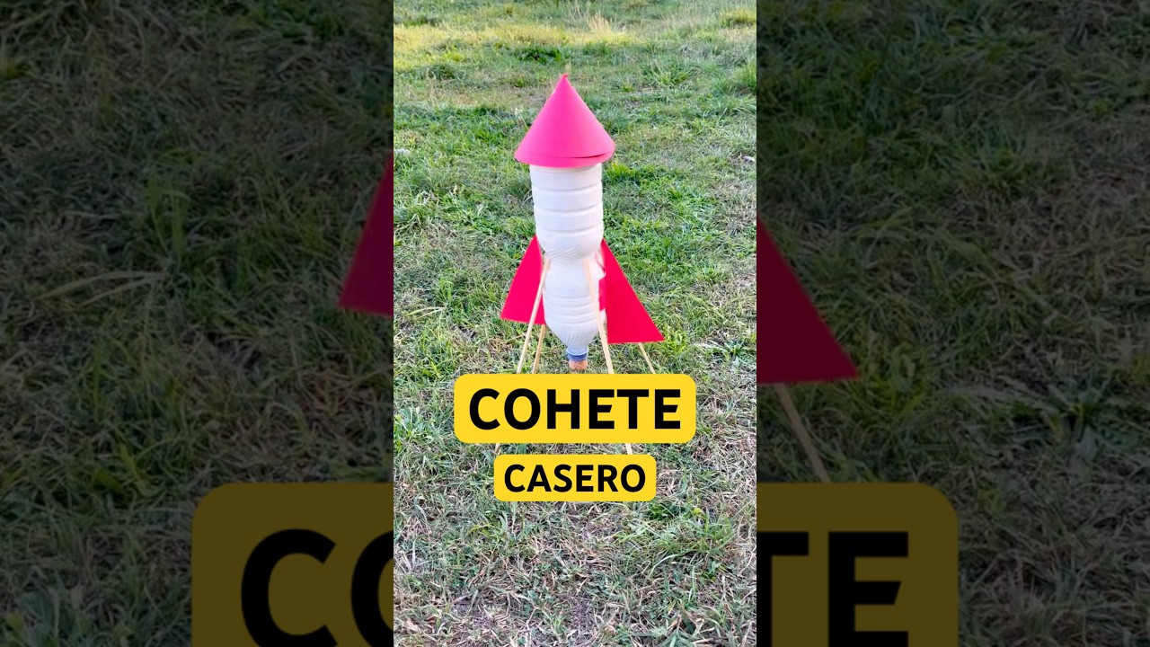 HOMEMADE ROCKET 🚀 #rocket #reaction #laboratory #physics #science