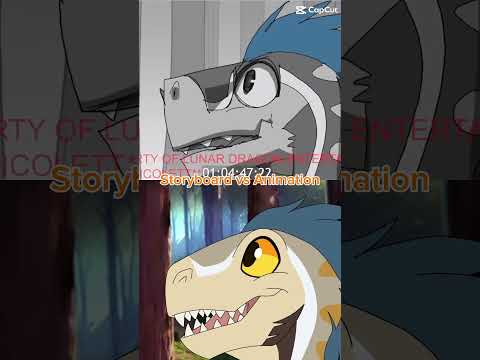 Talon Storyboards vs Animation #indieanimation #talondinos #trailer #2025 #storyboard