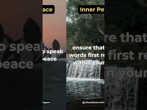Inner Peace, Outer Words (Speak from the Heart!) #motivation #quotes #education #inspiration #peace