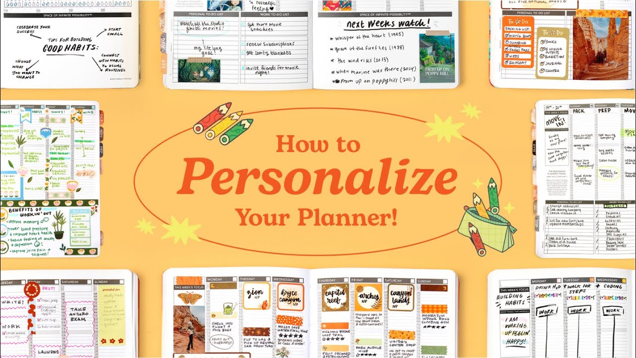 How To Customize and Personalize Your Planner