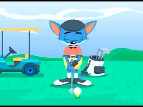 Funny Golf Courses lesson 1 Animated Cartoon Characters