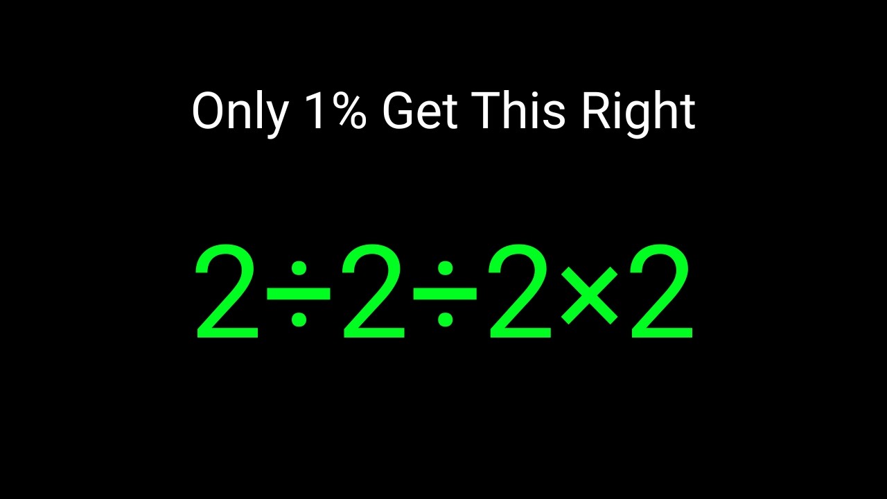 Most People Get This Basic Math Question Wrong – Try It