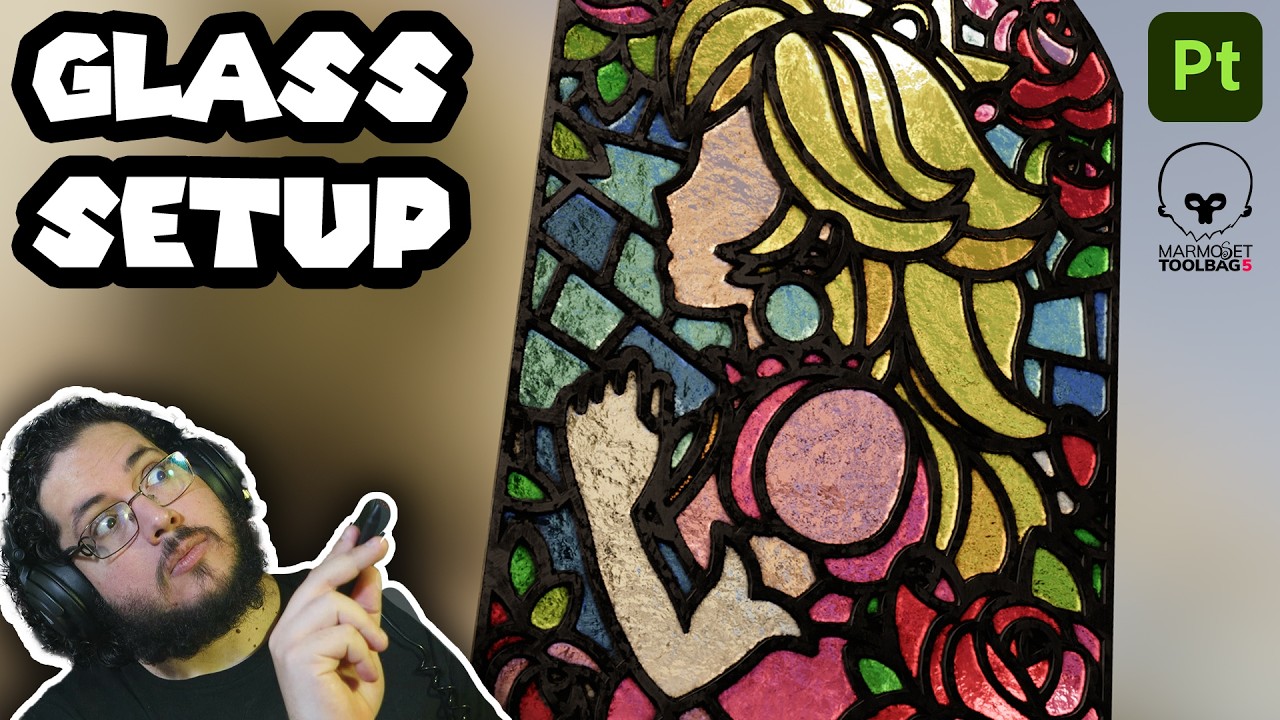 Glass Texturing and Rendering - Substance 3d Painter