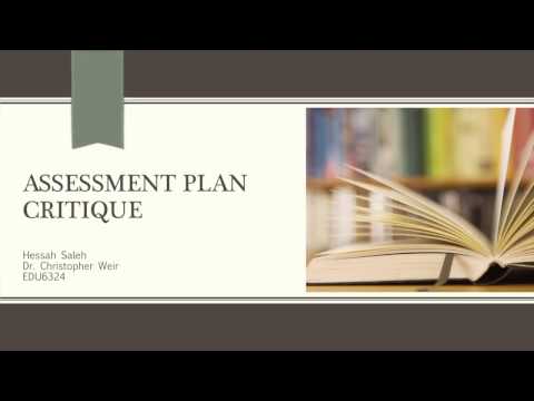 Middles States Commission on Higher Education Plan Assessment