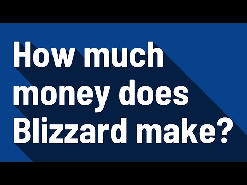 How much money does Blizzard make?