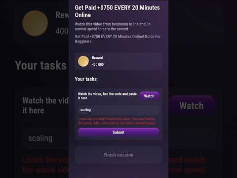 Tapswap Get Paid +$750 EVERY 20 Minutes Online Video Code | Tapswap video code |Tapswap code #shorts