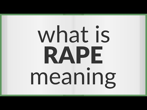 Rape | meaning of Rape
