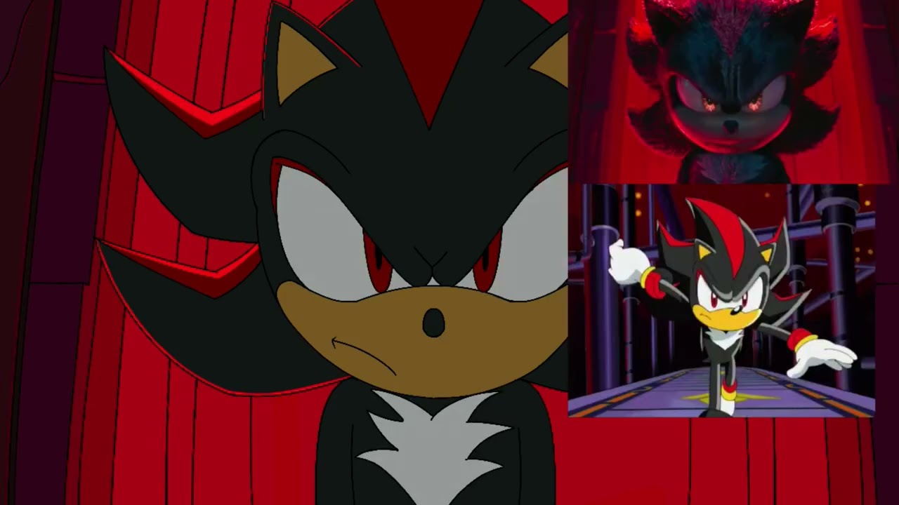 Shadow Sonic Movie 3 Redraw | Speedpaint
