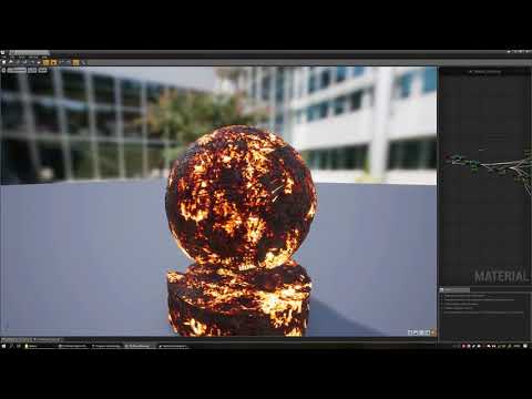 Fire propagation system (shader + BP + vfx) - Real Time VFX