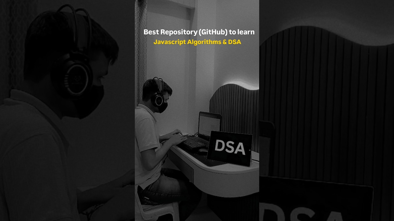 Best GitHub Repository to Learn JavaScript Algorithms & DSA 🚀 #javascript #webdevelopment