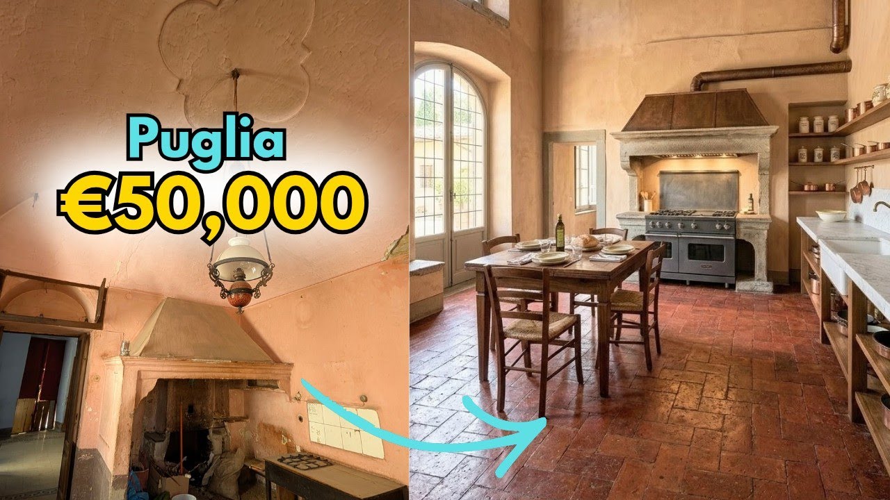 They Cut the Price! €50K Italian Fixer-Upper with PANORAMIC Terraces Near Beach & Expats