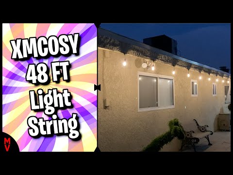 Xmcosy 48 Ft Light String || MumblesVideos Product Review