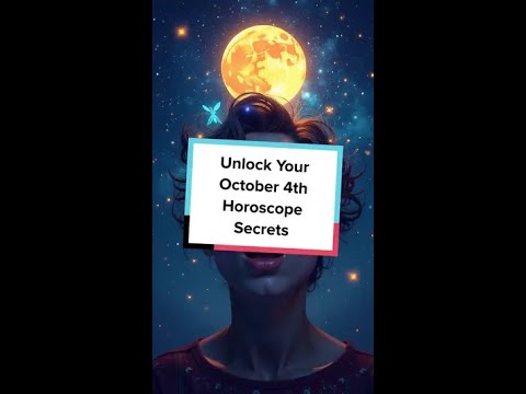 Unlock Your October 4th Horoscope Secrets