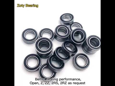 ABEC1 MR148RS Mini Ball Bearing 8x14x4 rubber sealed L-1480 2RS for micro motor