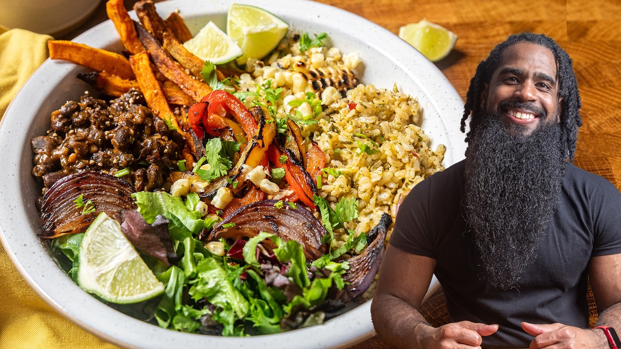 The SECRET to the BEST vegan rice bowls EVER! | Chimichurri Sauce and Seasoned Black Beans