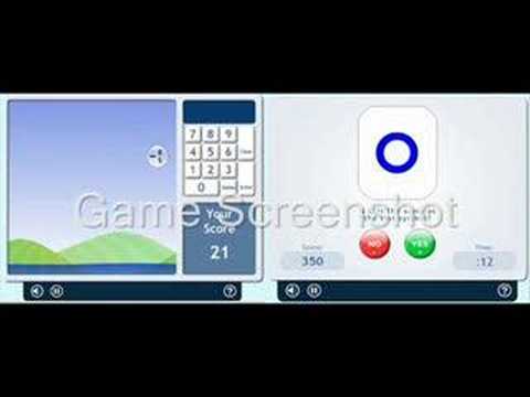 Online brain training games