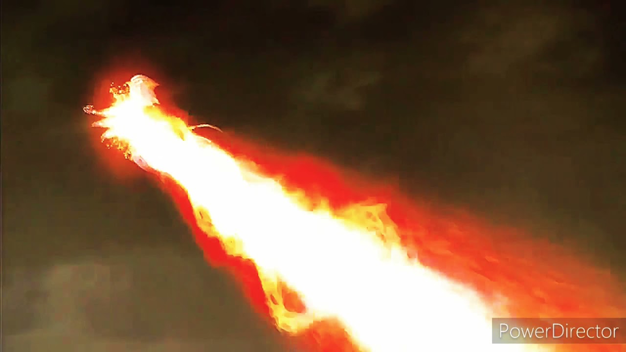Godzilla Final Wars (2004) - Godzilla's spiral Breath.