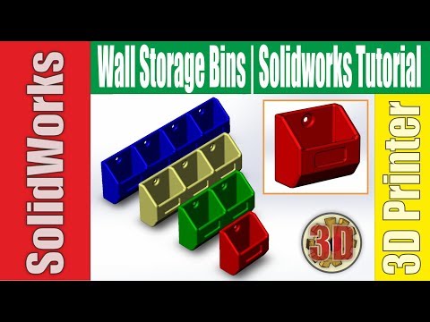 📦 Wall Storage Bins・Free STL File for ・Cults