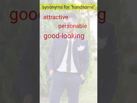 Synonyms for Handsome || English with Ajayraj || #shorts #englishshorts