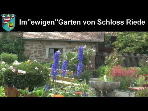 Im "ewigen" Garten von Schloss Riede.