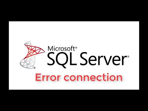 sql server error connection